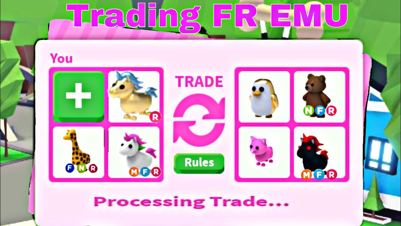 Trading FR Emu (Adopt me) - YouTube