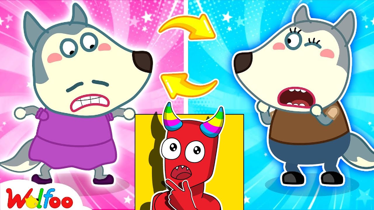 When Dad Body Switch Up with Mom | Wolfoo Peppa Pig Bluey Booba ...