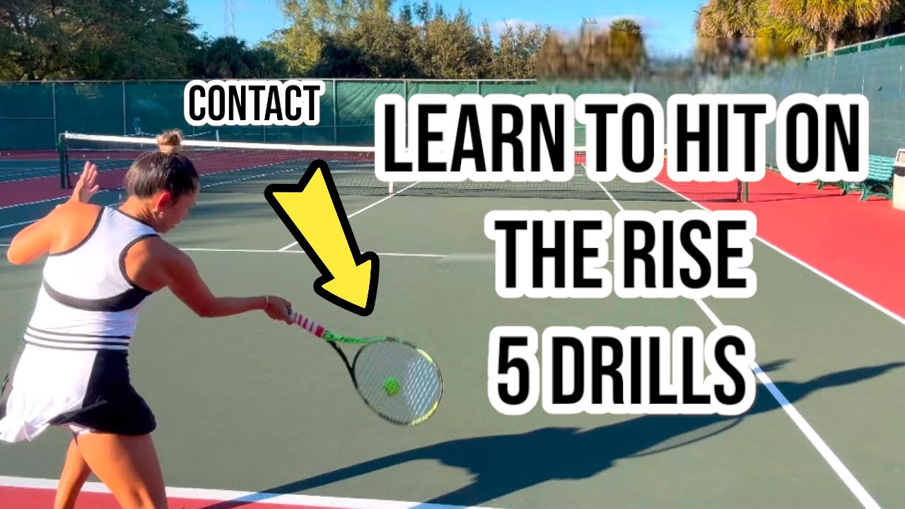 How to Hit The Ball on The Rise - Learn to Take it Early - YouTube