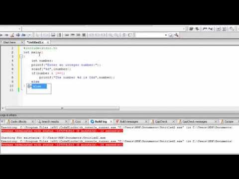 C program to check odd or even using bitwise operator - YouTube