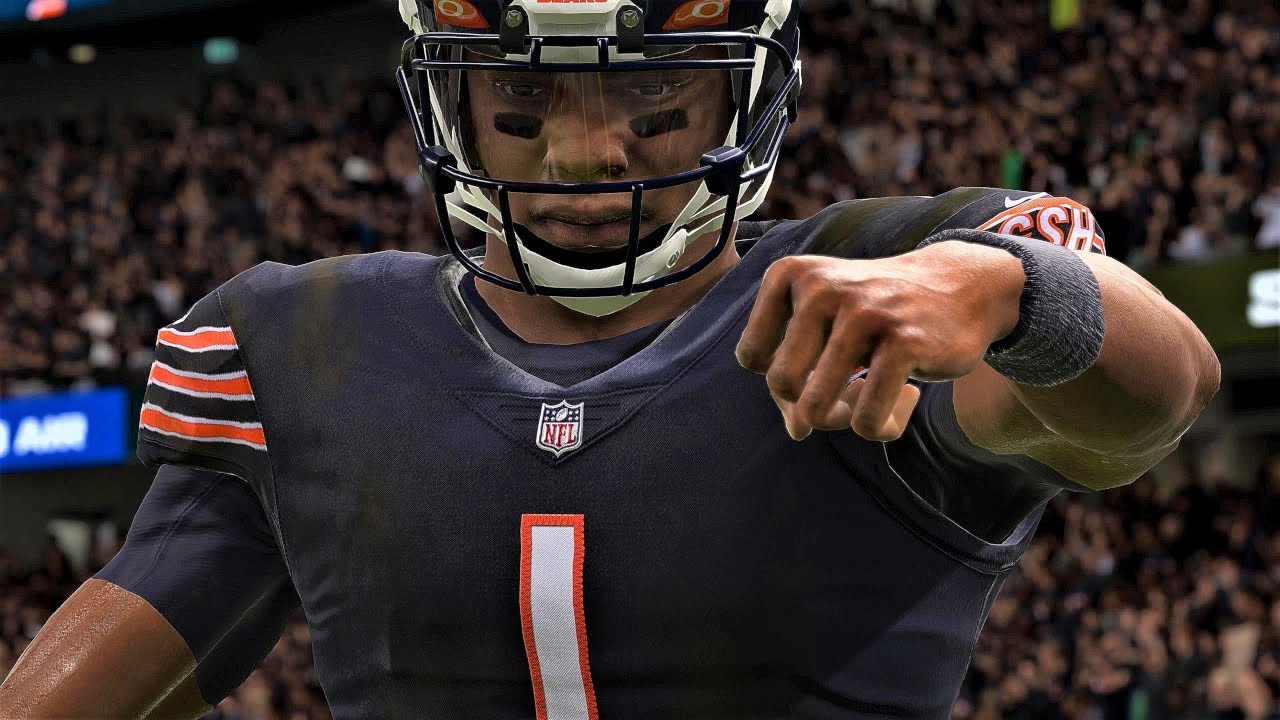 Madden 21 Justin Fields Bears vs Patrick Mahomes Chiefs Super Bowl 57 ...