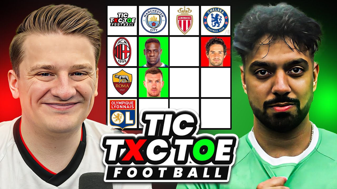 FOOTBALL TIC TAC TOE Vs BALL KNOWLEDGE CHAMPION! - YouTube