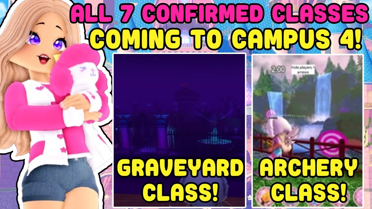 ALL 7 Confirmed Classes Coming To Coming To Campus 4 Royale High Update ...