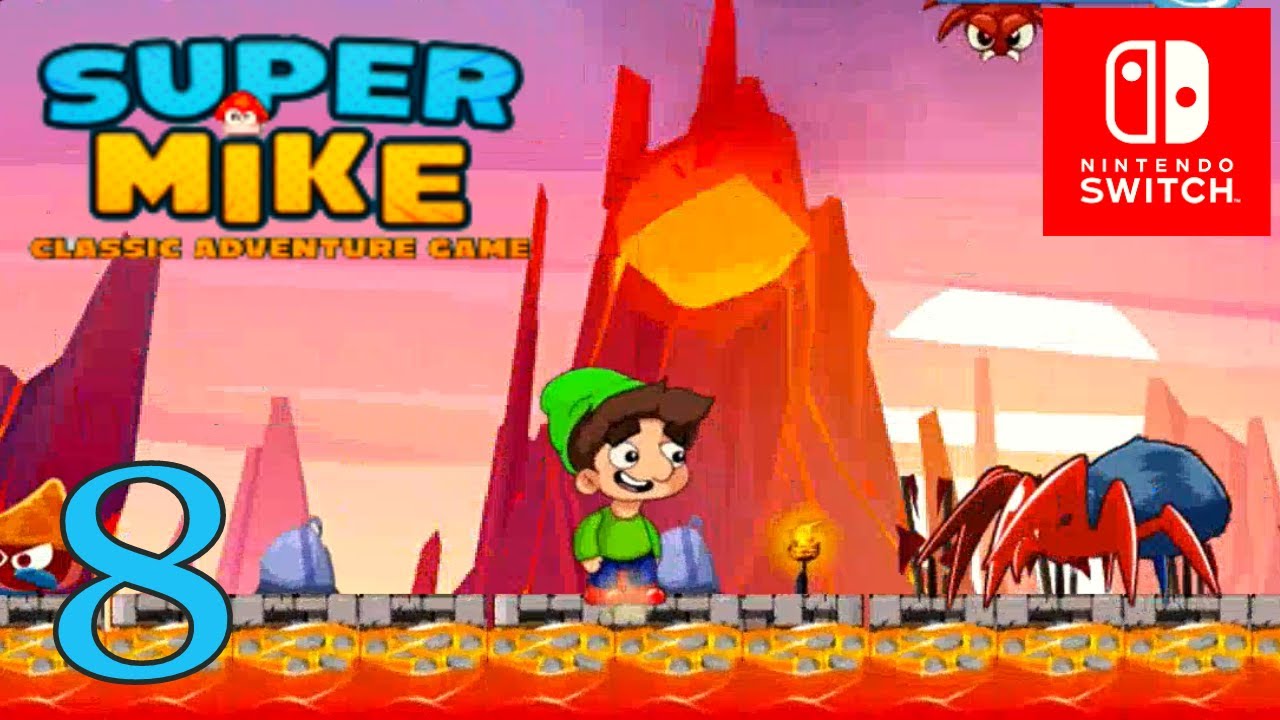 08 👦 Die Spinne hat Angst vor mir 👦 Super Mike: Classic Adventure Game ...