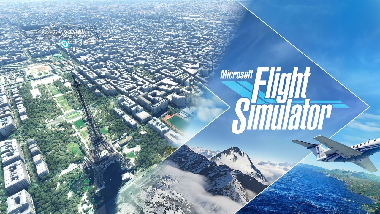 Tour aéreo por París - Microsoft Flight Simulator 2020 - YouTube