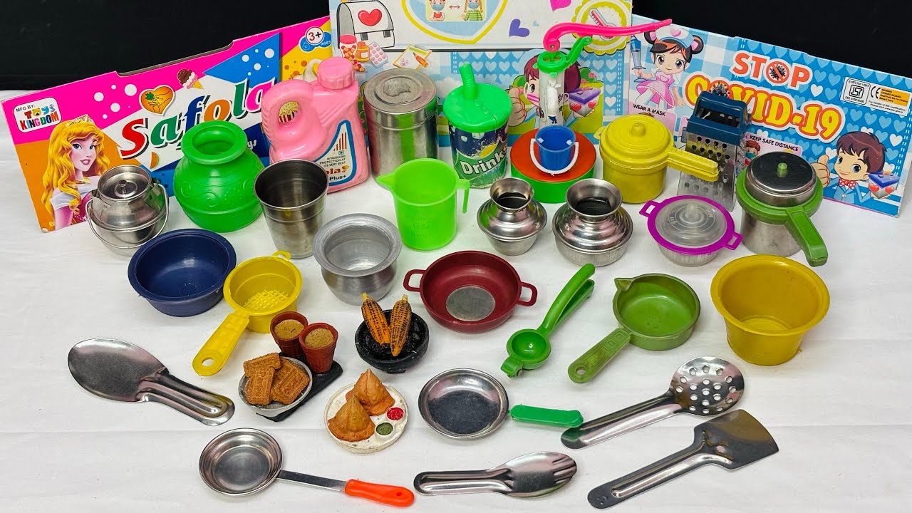 Play with Amazing mini kitchen set @MINI CLAY |@Dolliyon - YouTube