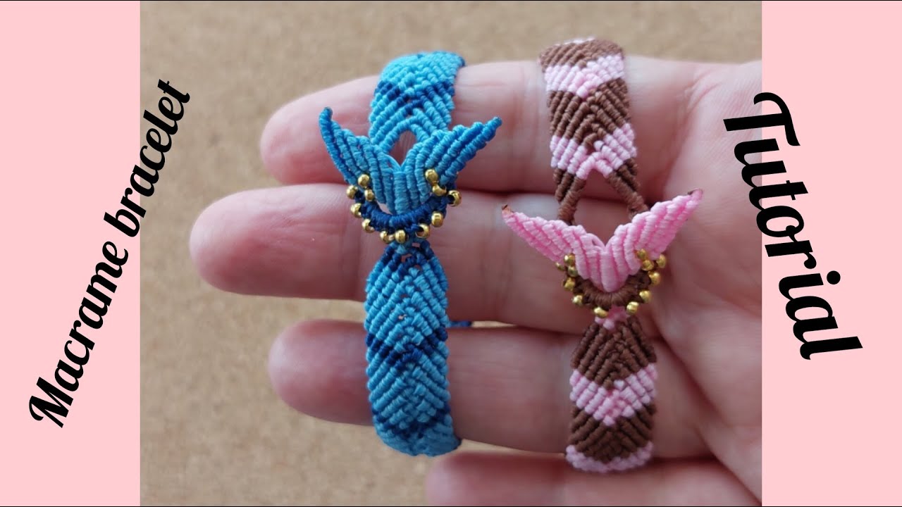 DIY TUTORIAL How to make a macrame bracelet | Βραχιολι μακραμε ...