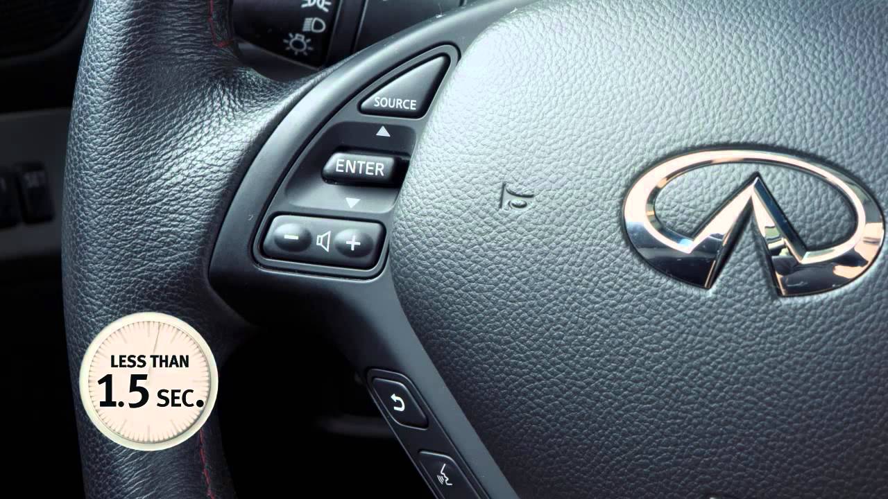 2014 Infiniti Q60 - Steering Wheel Audio Controls - YouTube