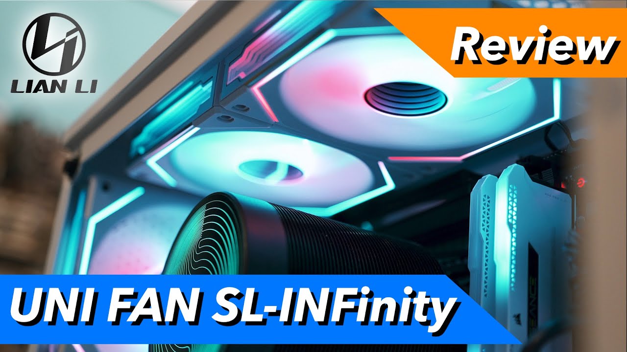 Beste PC RGB Lüfter? Lian Li UNI FAN SL INFinity Unboxing, Test ...