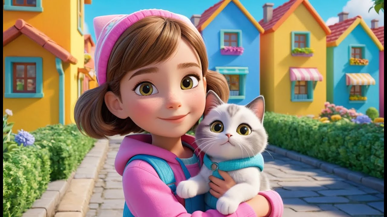 Emma Had a Tiny Cat | Fun Cat Song for Kids | Adorable Animal Rhyme ...