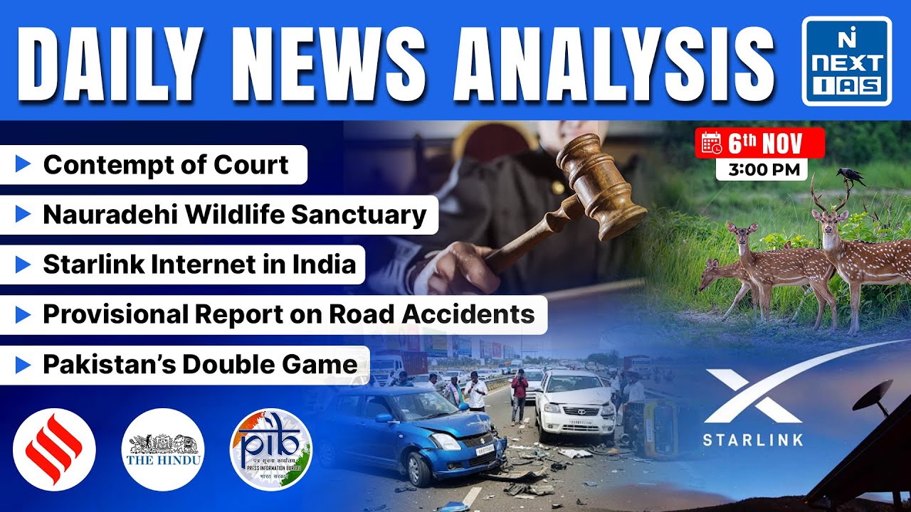 Daily News Analysis - 6 Nov 2025 | The Hindu, Indian Express & PIB ...