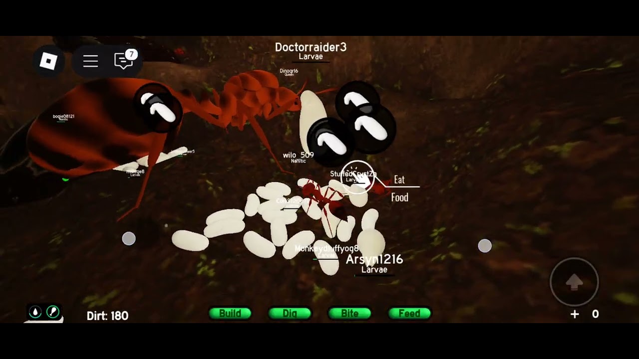 PLAYING ANT WORLD ON ROBLOX (the queen ant has a tiny brain) - YouTube