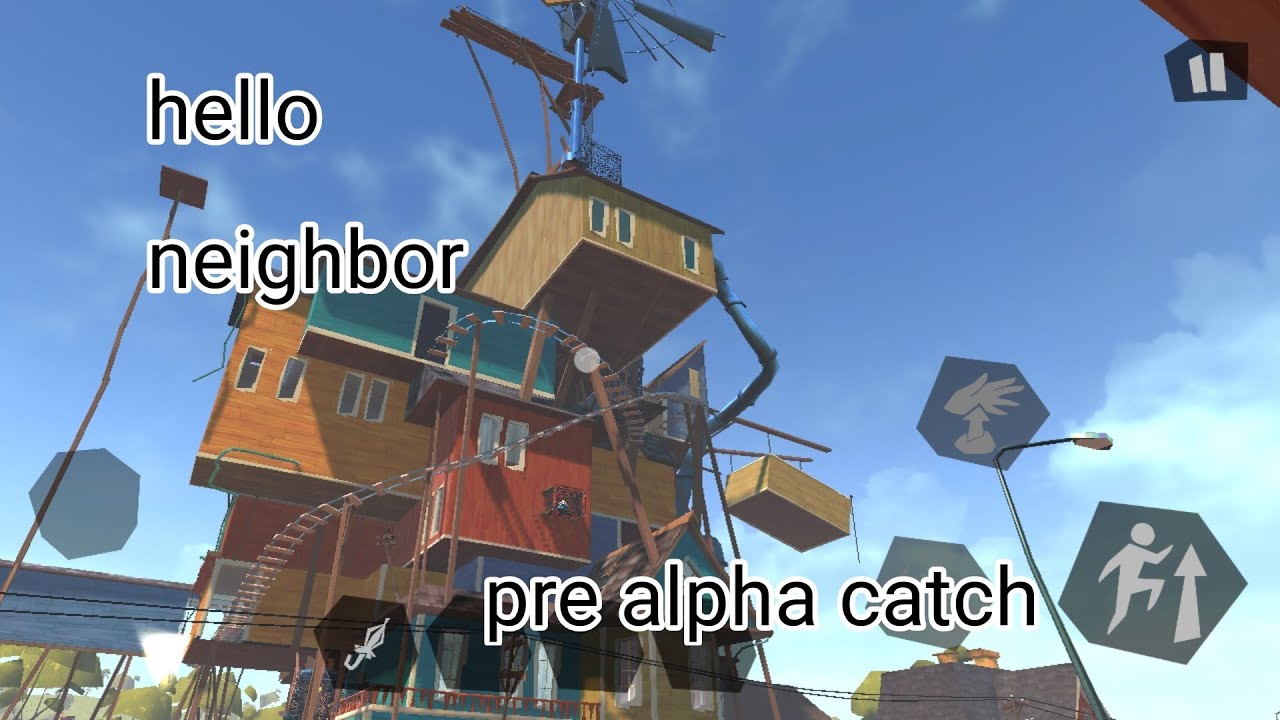 hello neighbor pre alpha and prototype catch - YouTube