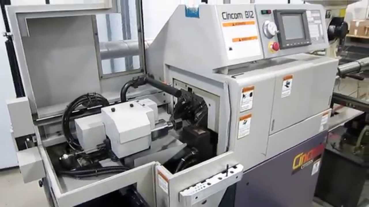 Citizen B12 Type VI CNC Swiss Screw Machine - New 2000 - YouTube