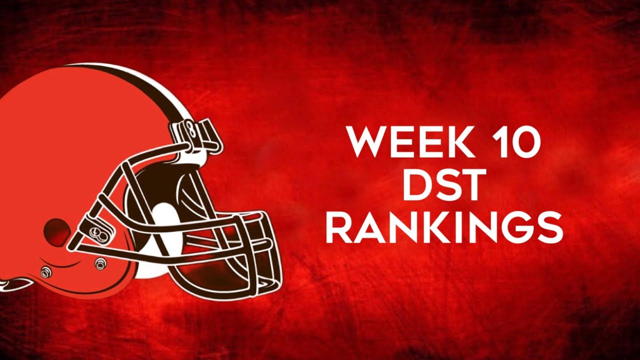 Top 12 Defense/DST Rankings Week 10 Fantasy Football - YouTube