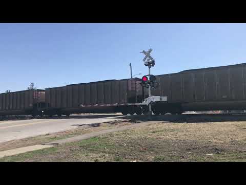 UP 6074 Coal Train w/ Flagless ACe DPU East, 3rd. St. Railroad Crossing, Waterloo NE - YouTube