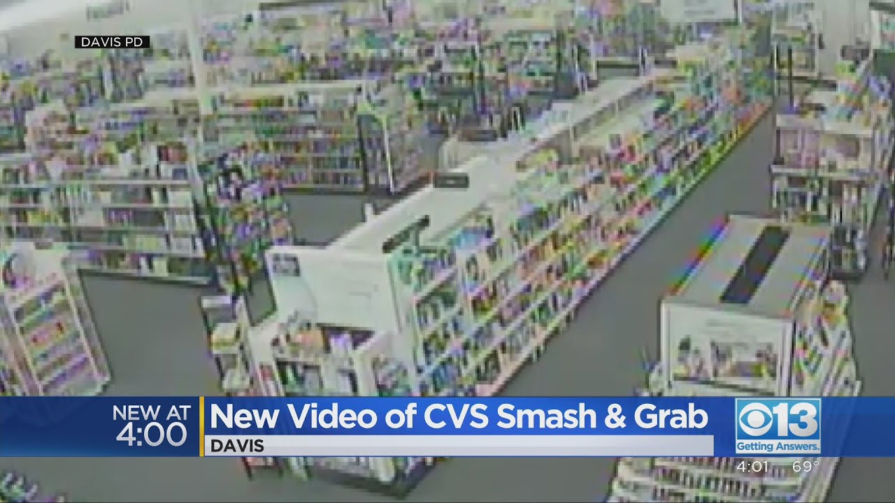 New Video Of Davis CVS Smash And Grab - YouTube