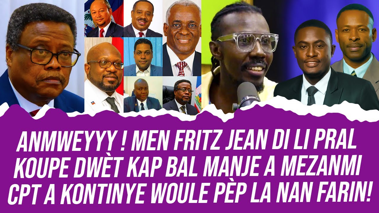 ANMWEYYY ! MEN FRITZ JEAN DI LI PRAL KOUPE DWÈT KAP BAL MANJE A MEZANMI ...