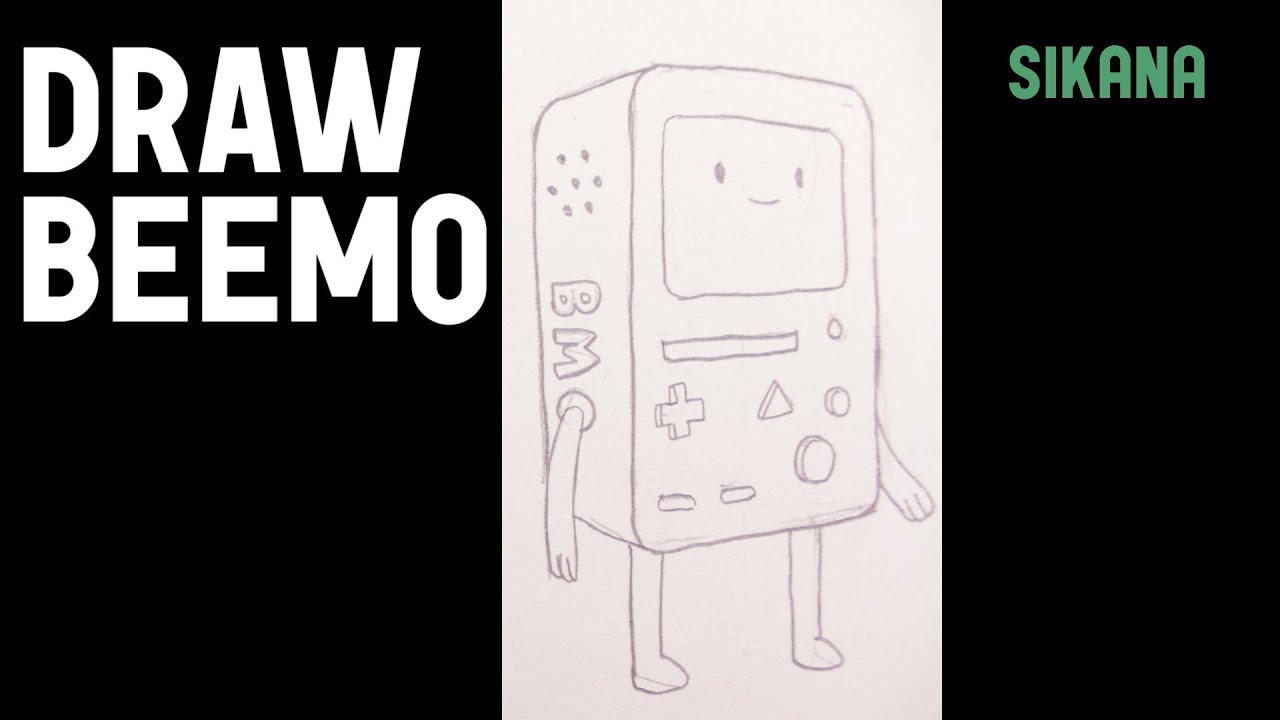 Learn to draw easily: How to draw BMO from Adventure time - YouTube