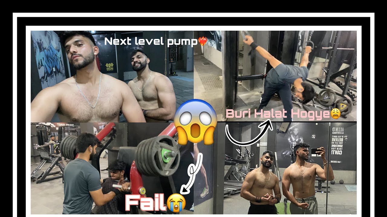 Intense Chest Workout With Gym mates😱🔥|| Buri Halat Hogye🤮 || Gs vlogs ...