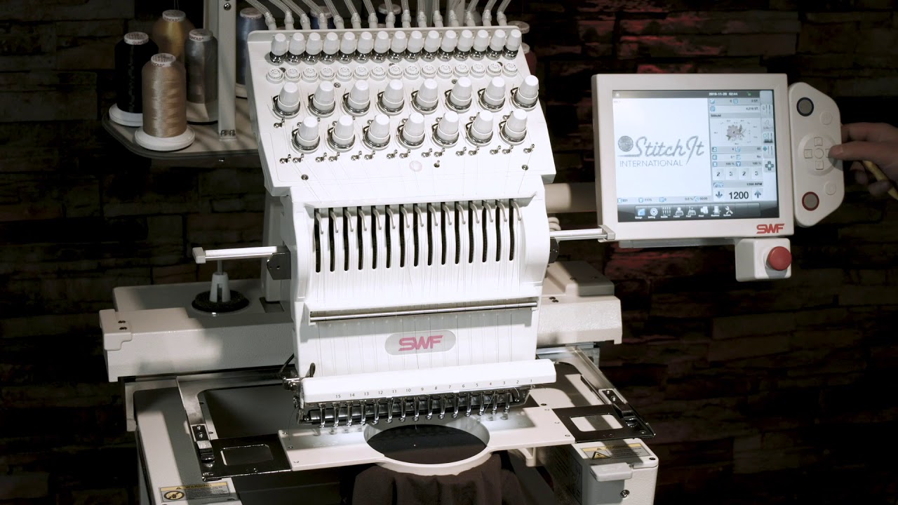 23 - Frame Function - SWF Embroidery Machine: ES Series Compact and ...