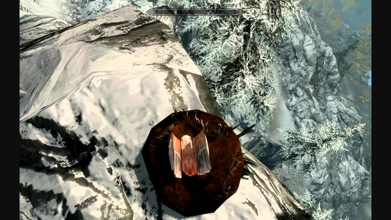 Extreme Skyrim Hawk-Riding - YouTube