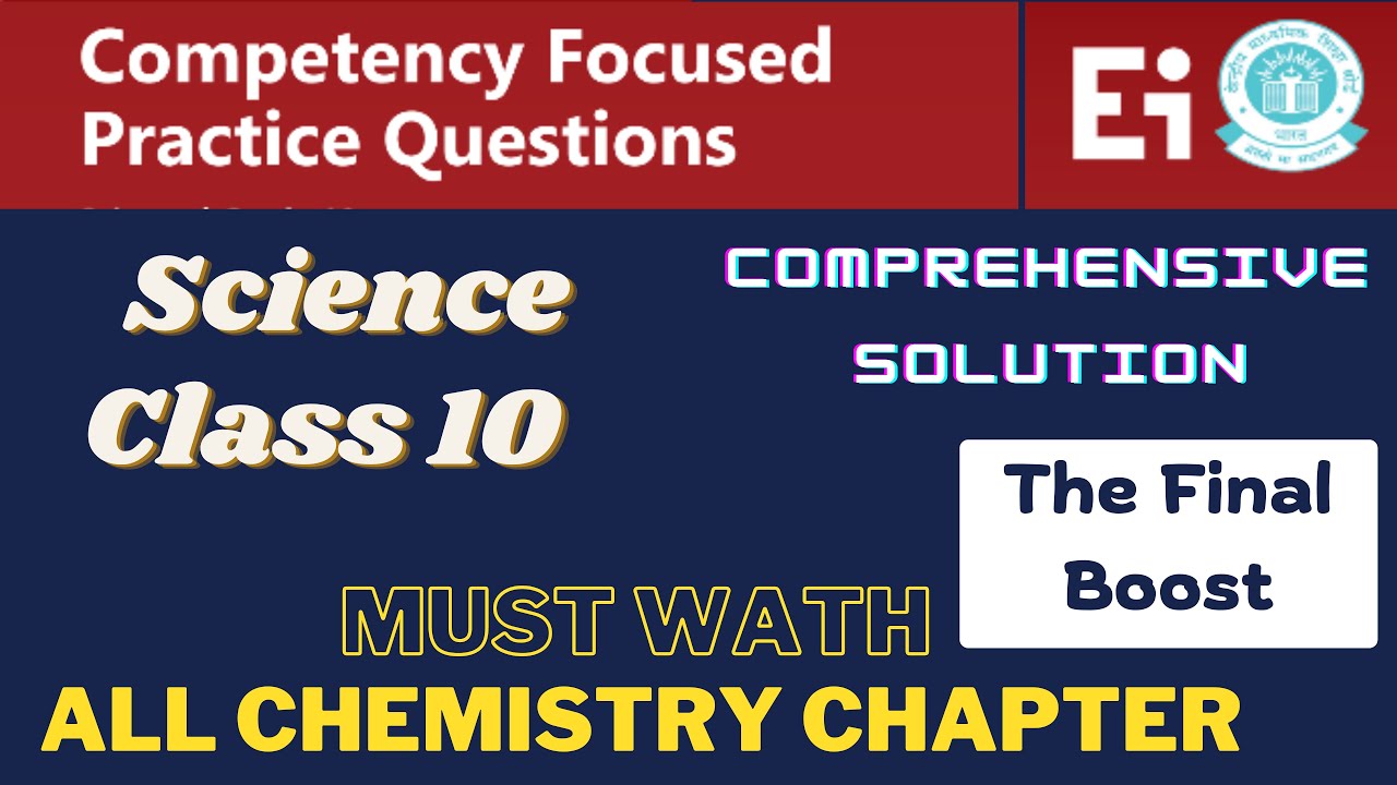 Whole Chemistry one Shot| Class 10 science CBSE Handbook Science ...