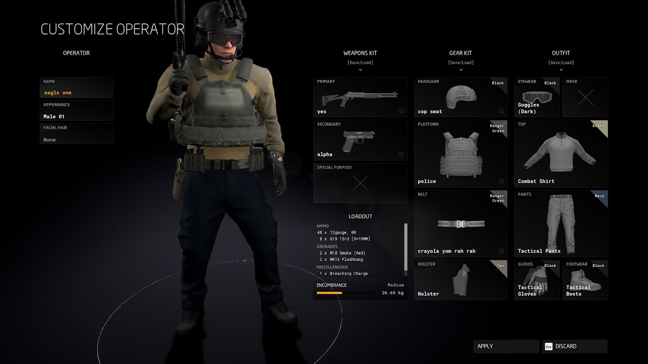 ground branch SWAT loadout - YouTube