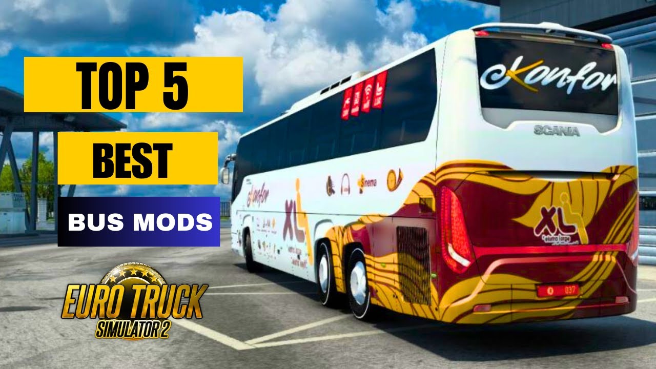TOP 5 BEST BUS MODS FOR EURO TRUCK SIMULATOR 2 | ETS 2 MODS - YouTube