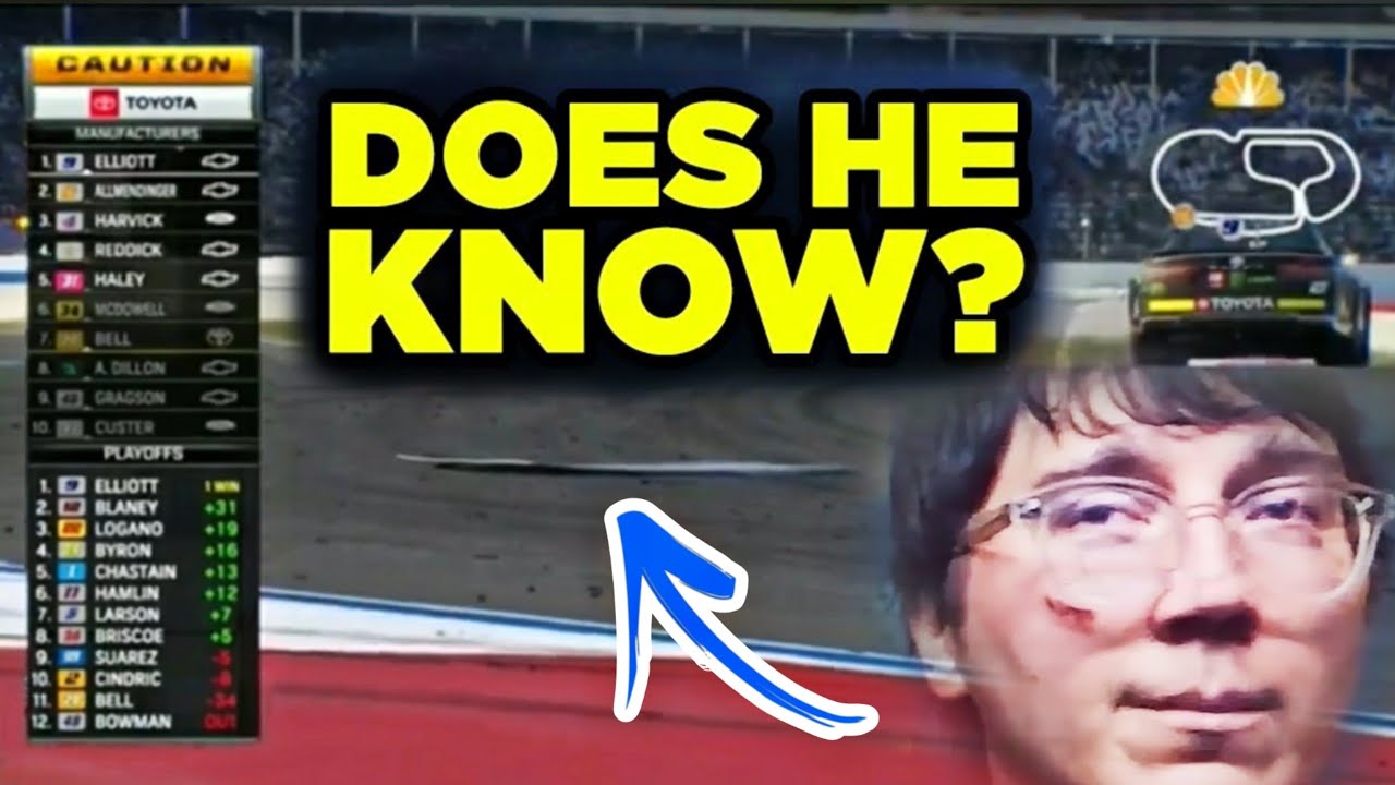 "if it's out of the line they wouldn't throw the caution..." [NASCAR ...