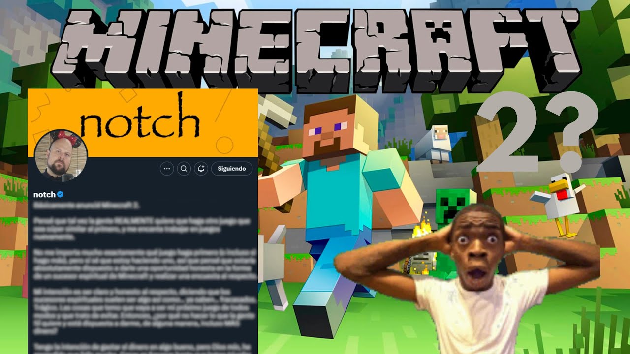 Minecraft 2 - Notch esta cocinando 😯😯😯 - YouTube