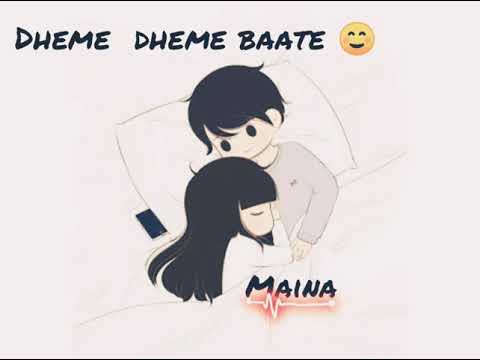 #whatsapp #status😍 Tu chale sang chale #sabhi gul #Maina  phoolo ki tu hai rani