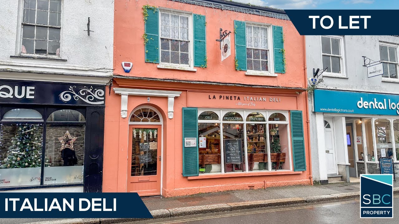 Italian Deli to Let l Truro, Cornwall - YouTube