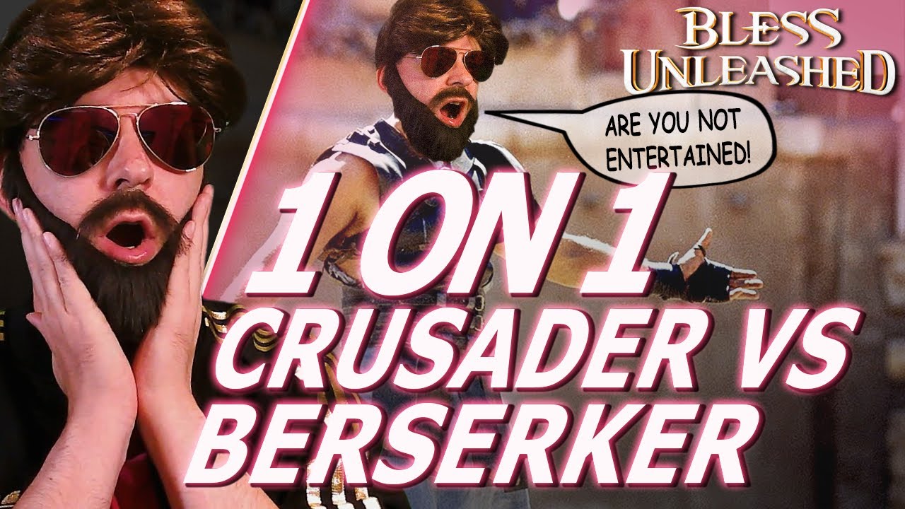 EPIC Bless Unleashed PvP Arena 1v1 Moment | Crusader vs Berserker - YouTube