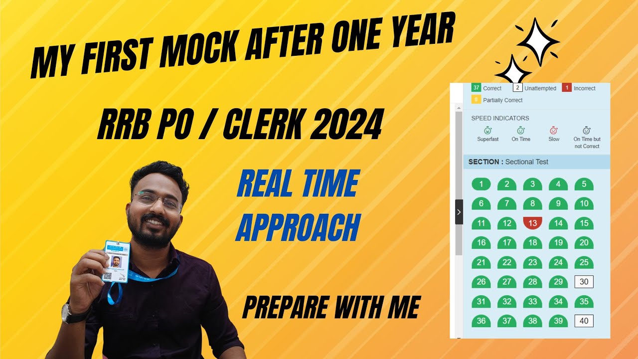 "RRB Clerk & PO Exam Experience: Live Test Session" IMPERFECT BANKER ...