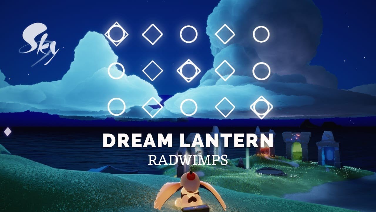 RADWIMPS - Dream Lantern : sky piano music sheet [ sky : children of the light ] - YouTube