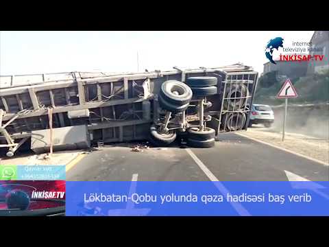 Lokbatan-Qobu yolunda qeza bas verib