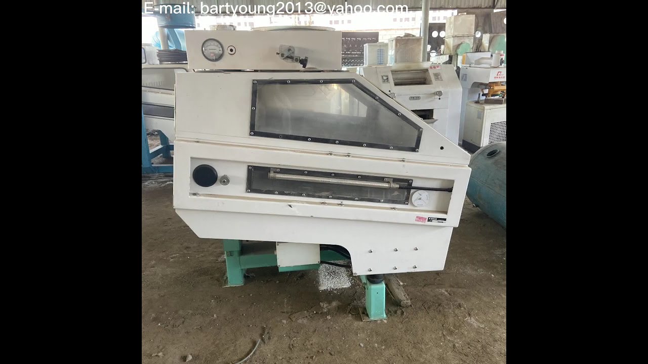 Used Wheat Cleaning Machinery BUHLER MTSD 120/120 Destoner - YouTube