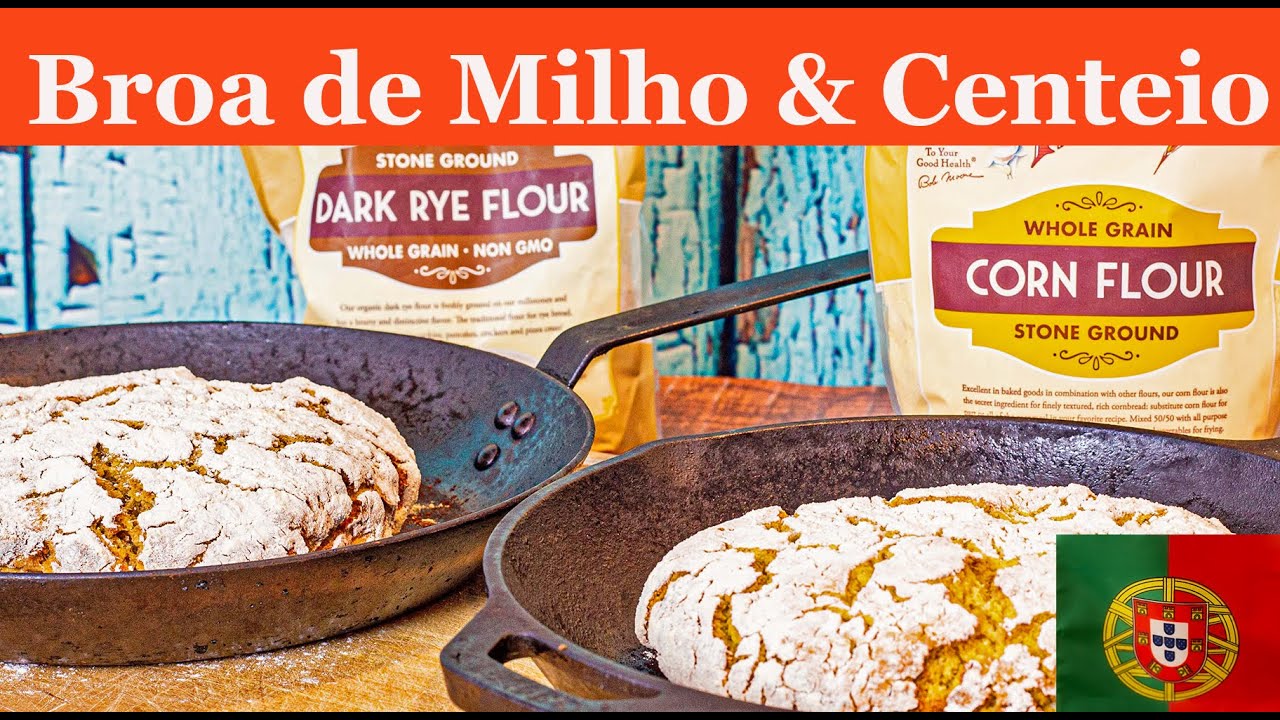 Broa de Milho & Centeio | Portuguese Corn and Rye Bread - YouTube