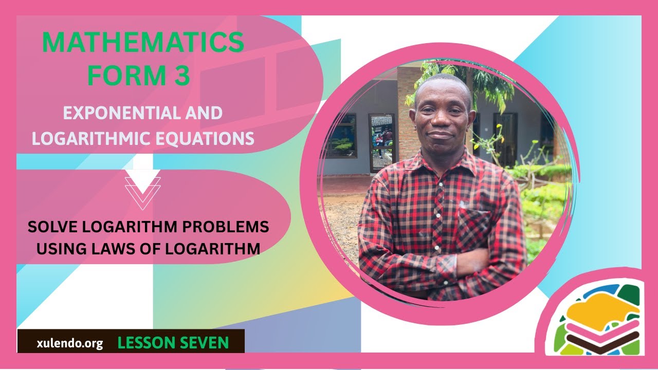 Exponential&logarithmic equations(Lesson 7)|F3 Math|Solve logarithm ...