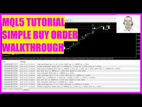 MQL5 TUTORIAL - MQL5 BUY ORDER WALKTHROUGH - YouTube