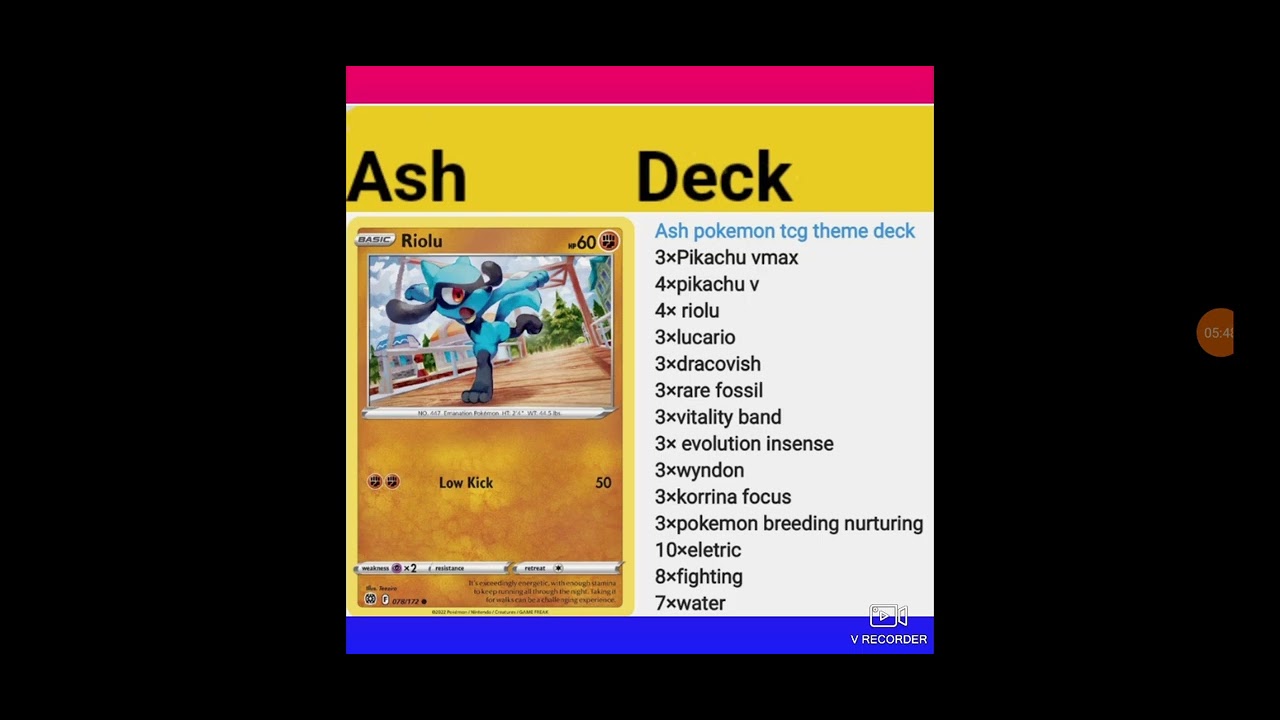 Pokemon tcg ash's new theme deck - YouTube