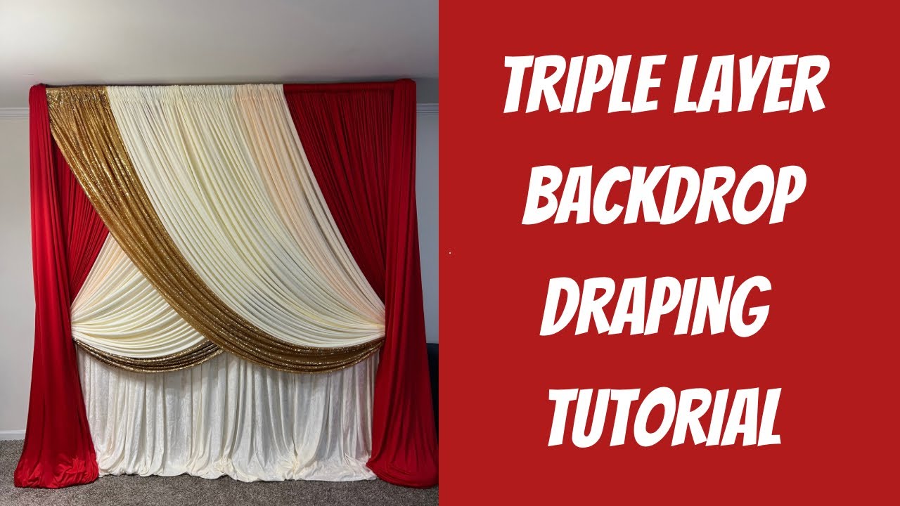 Learn to Transform Any Event with This Simple Draping Tutorial! - YouTube
