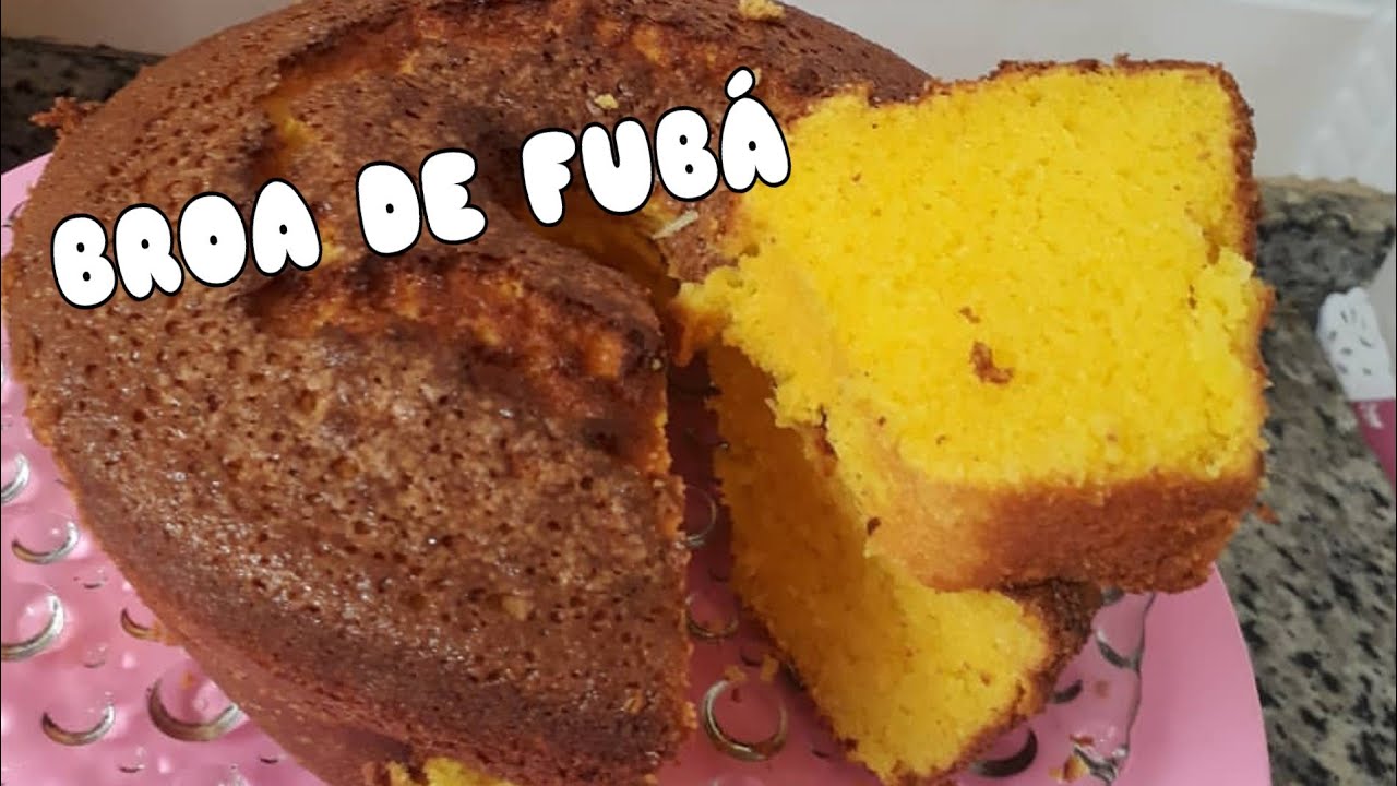 BROA DE FUBÁ/LEITE AZEDO - YouTube