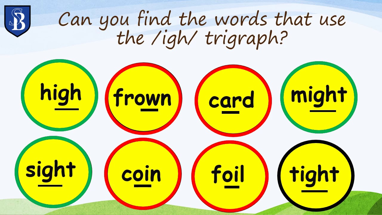 Phonics session seven igh trigraph - YouTube