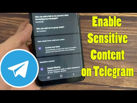 How To Enable Sensitive Content on Telegram 2025 (Android & iOS)