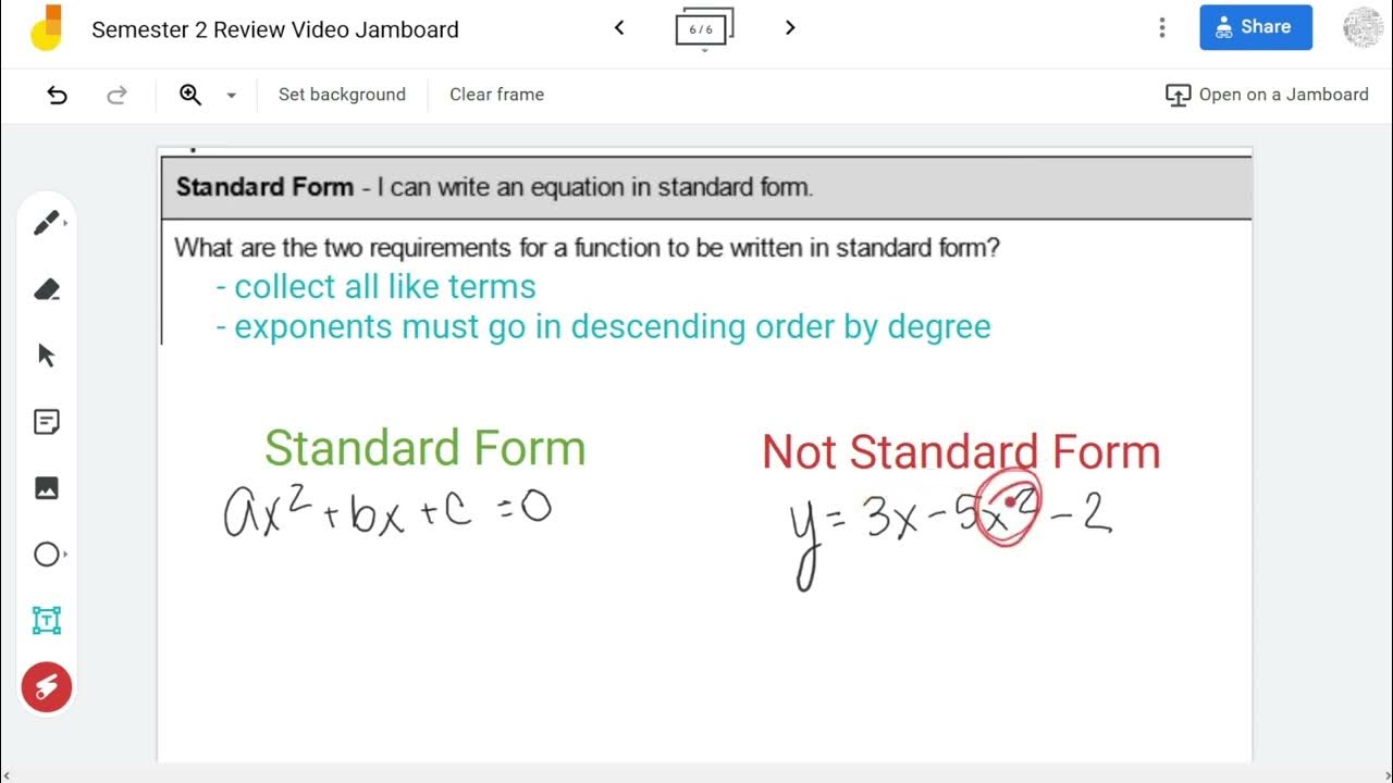 Polynomials in Standard Form - YouTube