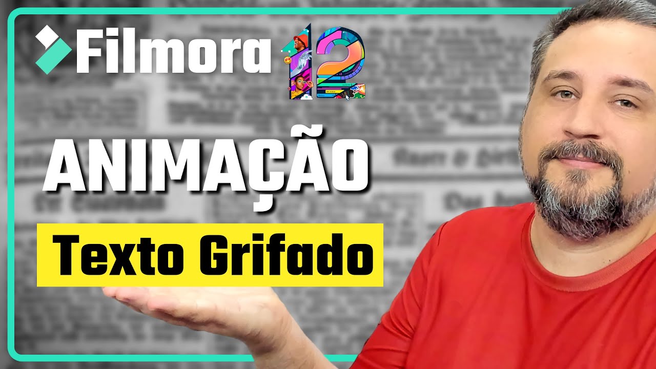 Como criar EFEITO de TEXTO GRIFADO/MARCADO com ANIMAÇÃO (FÁCIL ...