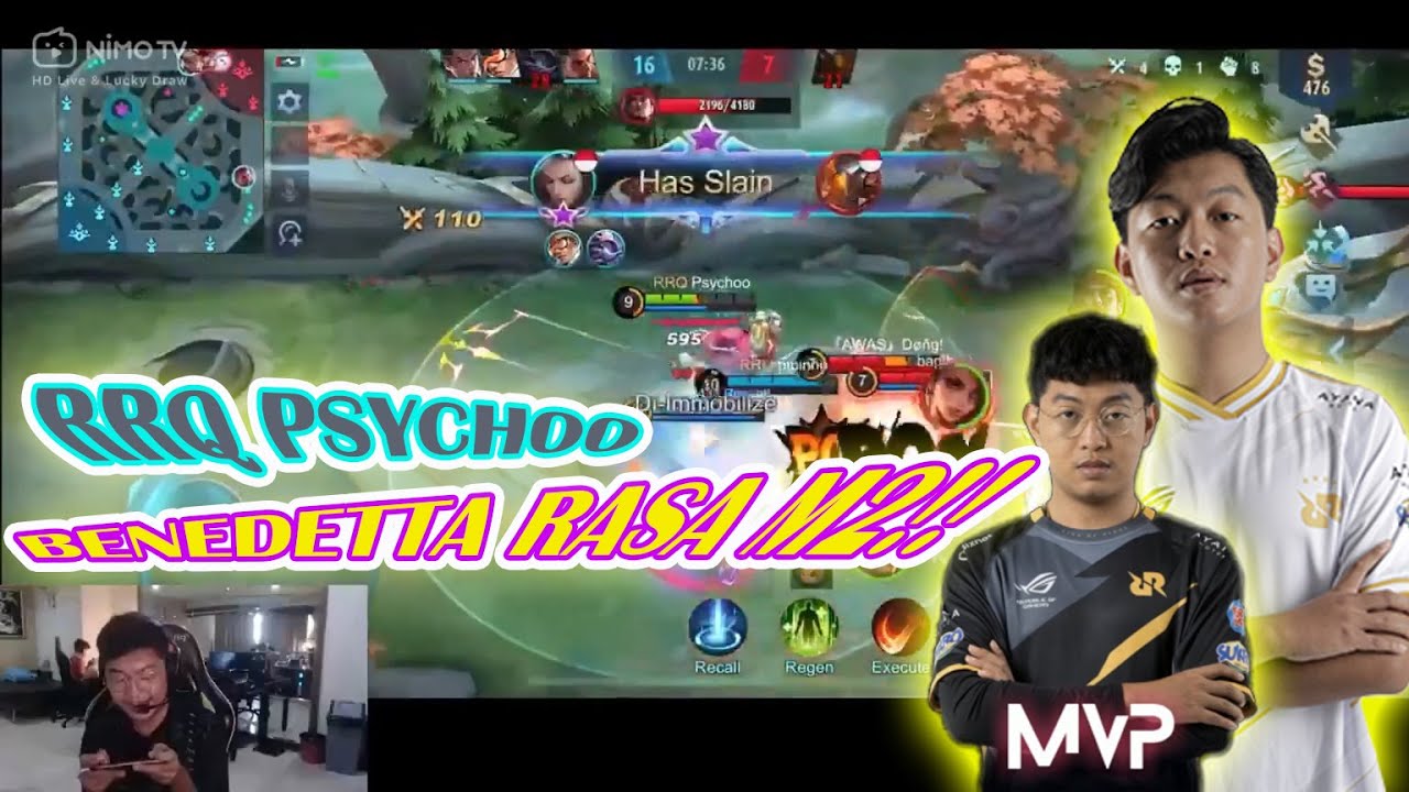 RRQ FULL TEAM M2 DI MODE RANKED !! PSYCHOO PAKE META M2 MVP BENEDETTA ...