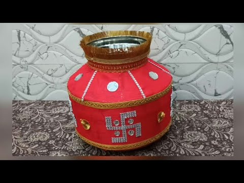 # wedding kalash Decoration|| steel kalash Decoration|| How to Decorate ...